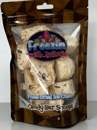Candy Bar Scoops | Freezin' with Aubrie